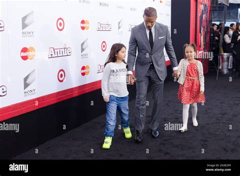 Actor Jamie Foxx And His Daughter Right Anelise Bishop Attend The