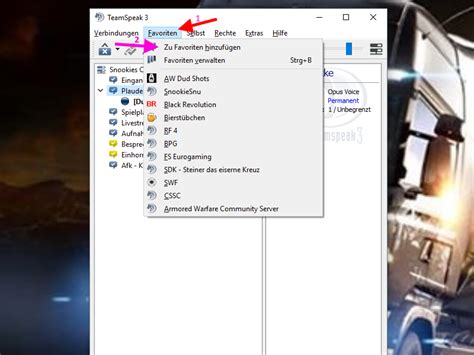 Kurzes Tutorial Teamspeak ³ Wie finde ich einfach den TS Server oder ändere meinen Usernamen