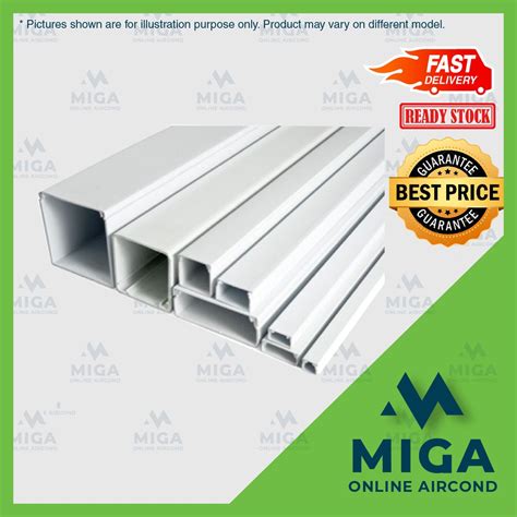 Miga Wireman Pvc Modular Trunking Casing 6ft Shopee Malaysia