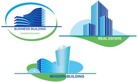 Real Estate Building Design Elements Vector Free Vector In Encapsulated Postscript Eps Eps