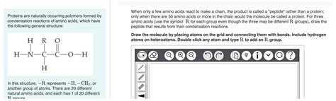 Solved Proteins Are Naturally Occurring Polymers Formed By