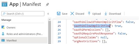 Azure Getting Error Unsupported Response Type Error Description