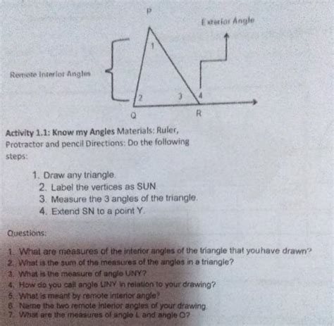 remote interior angle activity 1 1 know my angles materials ruler protractor and pencil