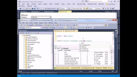 C Ve Aspnet 1 Temelleri Ve Veritabanı 1 Youtube