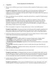 Answer Key BIOL Google Questions Pdf Practice Questions For The Final Exam I Competition