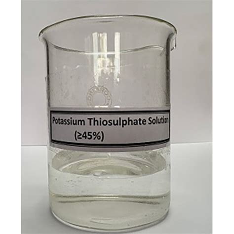 Potassium Thiosulfate Solution Place Of Origin Cool And Dry Place At