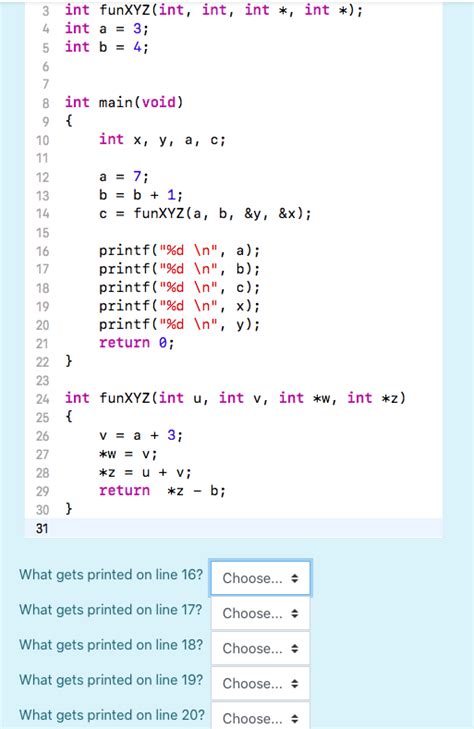 Solved 3 Int Funxyzint Int Int Int 4 Int A 3 5