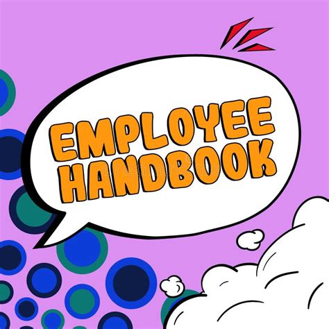 Hand Writing Sign Employee Handbook Internet Concept Document That Contains An Operating
