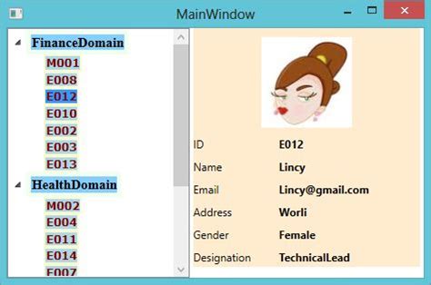 TreeView And WPF User Control In WPF