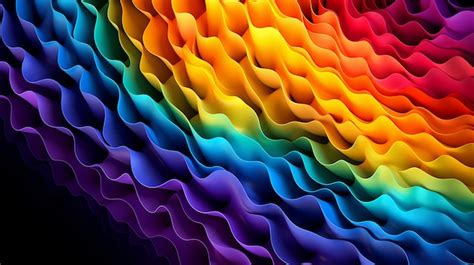 Premium Ai Image Amoled Wallpaper Pride Rainbow Microsoft Teams Background Generative Ai