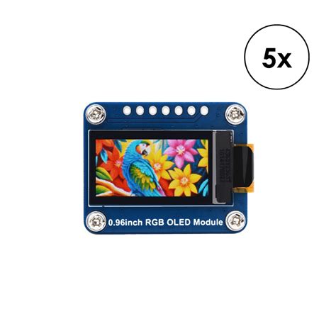 waveshare 0 96 rgb oled display module compatible with arduino and