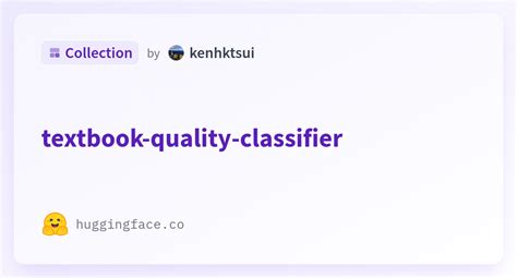 Textbook Quality Classifier A Kenhktsui Collection
