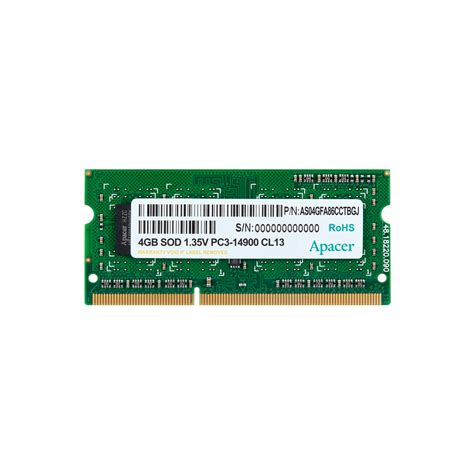 标准內存 Ddr3 笔记本內存 Apacer Technology