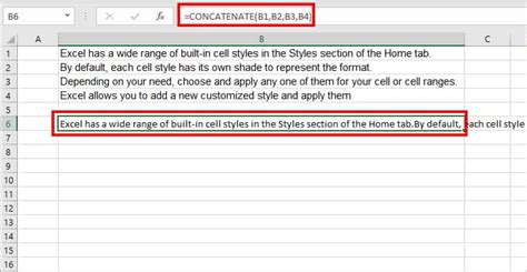 how to make paragraphs in excel