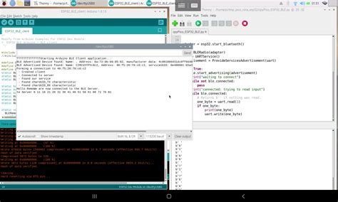 Arduino Er Esp32arduino Ble Uart Client Connect To Raspberry Pi Picocircuitpython Esp32nina Fw