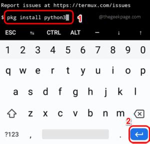 How To Install Python On Android Using Termux Application