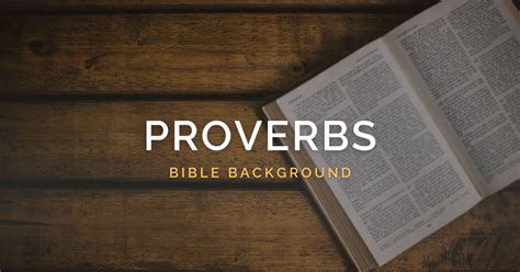 Proverbs Background Steadfast In The Faith
