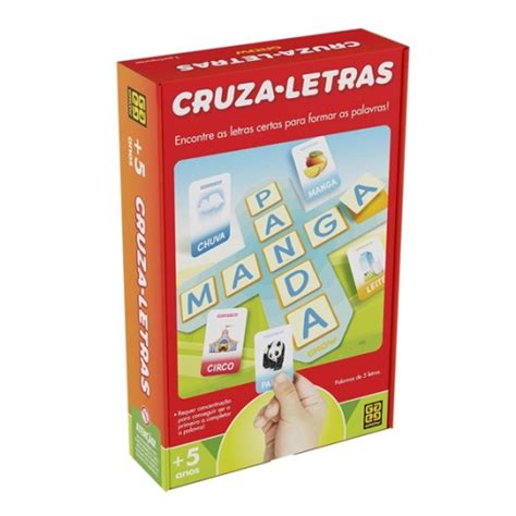 Jogo Cruza Letras 1688 BalaÚstres Brinquedos Loja De Brinquedos