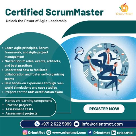 Orientmct On Linkedin Career Training Projects Success Scrum Agile Csmcertification…