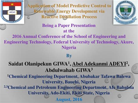 Pdf Application Of Model Predictive Control To Renewable Energy