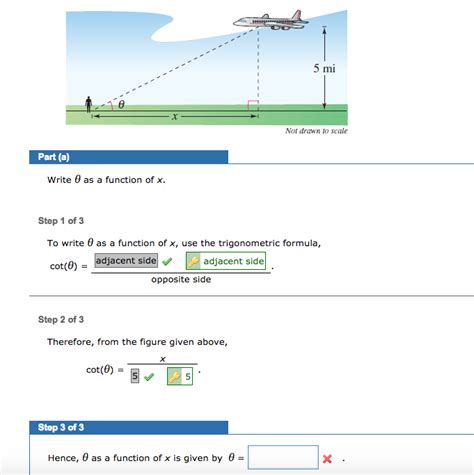 Solved Write Theta As A Function Of X To Write Theta As A