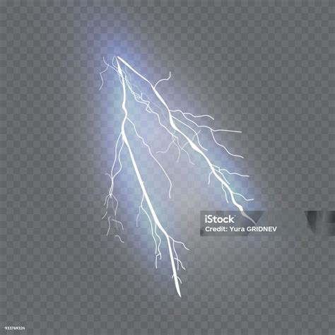 번개 마법과 밝은 조명 효과의 집합입니다 벡터 일러스트입니다 전류를 방전 Demobilization에 대한 스톡 벡터 아트 및 기타 이미지 Demobilization