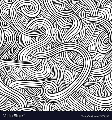 Curved Lines Pattern Royalty Free Vector Image