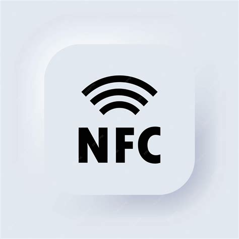 Premium Vector Nfc Icon Contactless Payment Icon Wireless Pay Credit Card Neumorphic Ui Ux