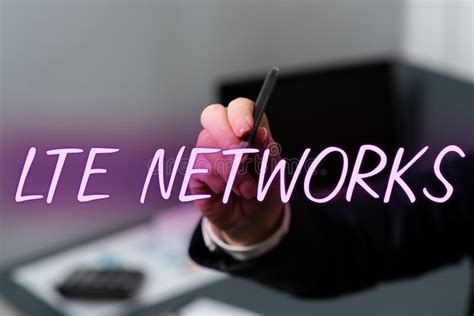 Inspiration Showing Sign Lte Networks Concept Meaning Fastest Network
