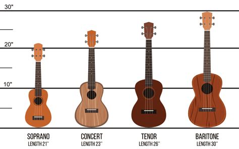 What Ukulele Sizes Are There Complete Guide To The Standard Sizes