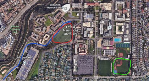 Loyola Marymount University Map Loyola Marymount University Campus Map