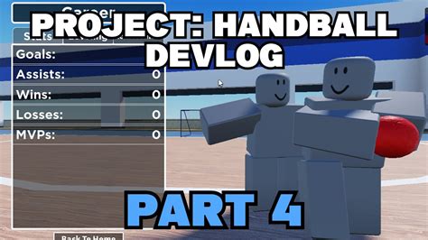 Main Menu GUI And Set Project Handball Devlog Part 4 YouTube