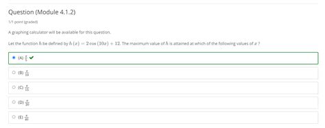 Solved 11 Point Graded A Graphing Calculator Will Be