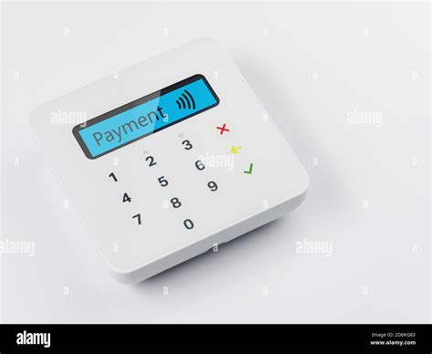Credit Or Debit Card Reader For Payment Contactless Or Contact Less