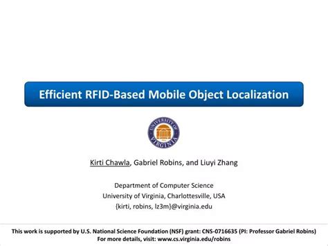 Ppt Efficient Rfid Based Mobile Object Localization Powerpoint