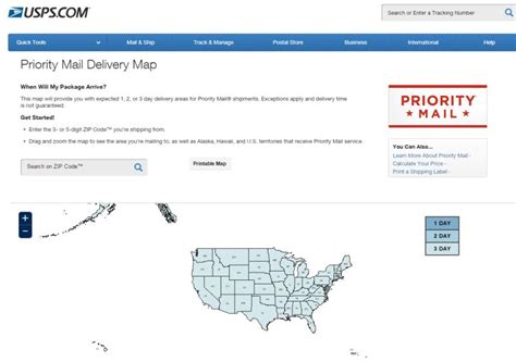 United States Postal Service On Linkedin The Priority Mail Delivery Map On Makes It