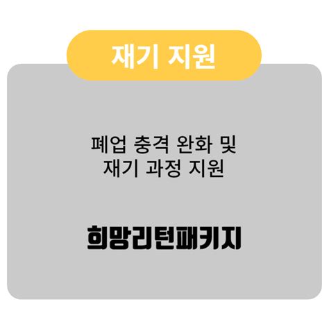 창업에서 재기까지 소상공인과 자영업자를 위한 무료 경영 컨설팅