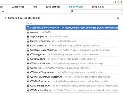ios phonegap 3 0 0 facebook sdk 3 6 fb plugin facebook connect