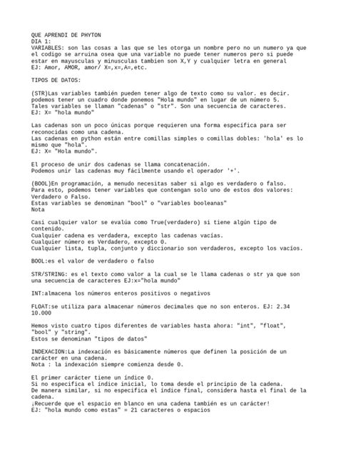 Phyton Pdf Python Lenguaje De Programación Cadena Informática