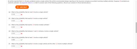 solved randomly selected use appendix table a 1 ﻿or salt