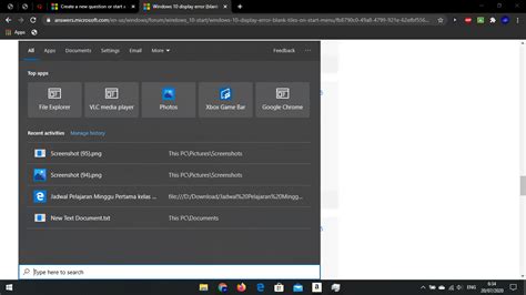 windows 10 apps display error blank icon microsoft community