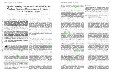 Hybrid Precoding With Low Resolution PSs For Wideband Terahertz