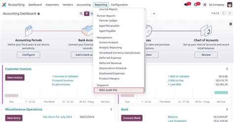 An Overview Of Accounting Localization For Singapore In Odoo 17