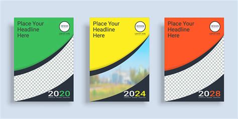 사진 배경을위한 공간 3 가지 색상 방법 포함 연례 보고서 제안서 포트폴리오 브로셔 전단지 전단지 카탈로그 잡지 소책자를위한 공간a4 레이아웃의 포스터 표지 책 디자인