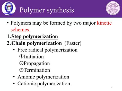 Chapter 9 Kinetics Of Chain And Step Growth Polymerization Pdf