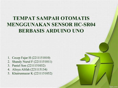 Tempat Sampah Otomatis Menggunakan Sensor Hc Sr04 Berbasis Arduino Uno