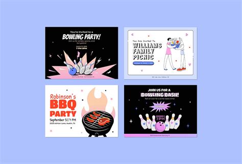 Шаблоны Приглашений на Веселую Вечеринку Renderforest