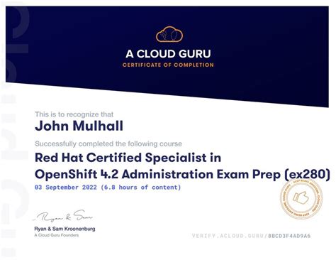 John Mulhall On Linkedin Redhat Openshift Certification Kubernetes