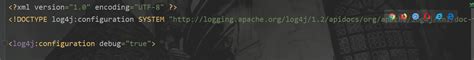 Lrf Log4jxml配置文件“log4j”报错，url为注册 Csdn博客