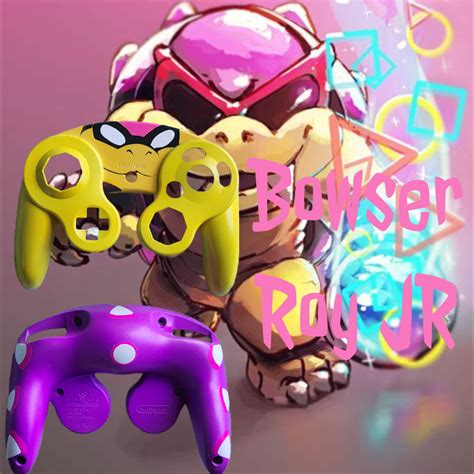 Bowser Roy Jr Custom Gamecube Controller R Gamecube